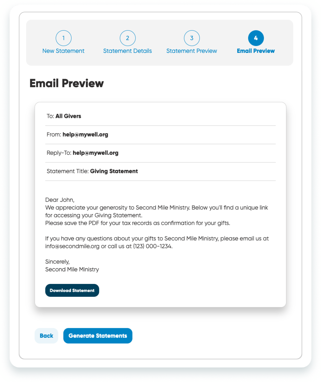 How To Send Out Year-End Giving Statements